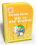 MSI to EXE setup creator software convert .MSI installation package to .EXE installer