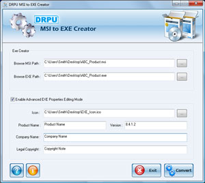 MSI to EXE setup creator software convert .MSI installation package to .EXE installer